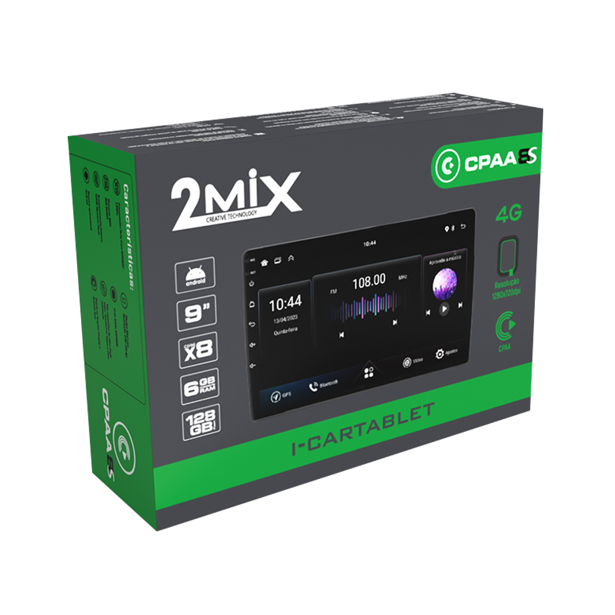 CENTRAL MULTIMIDIA 2MIX ANDROID 7" CPAA8 - 2 MiX