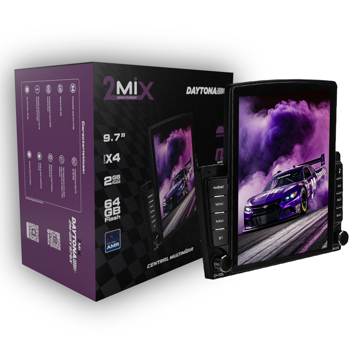 CENTRAL MULTIMIDIA 2MIX ANDROID 9.7" BX DAYTONA - 2 MiX