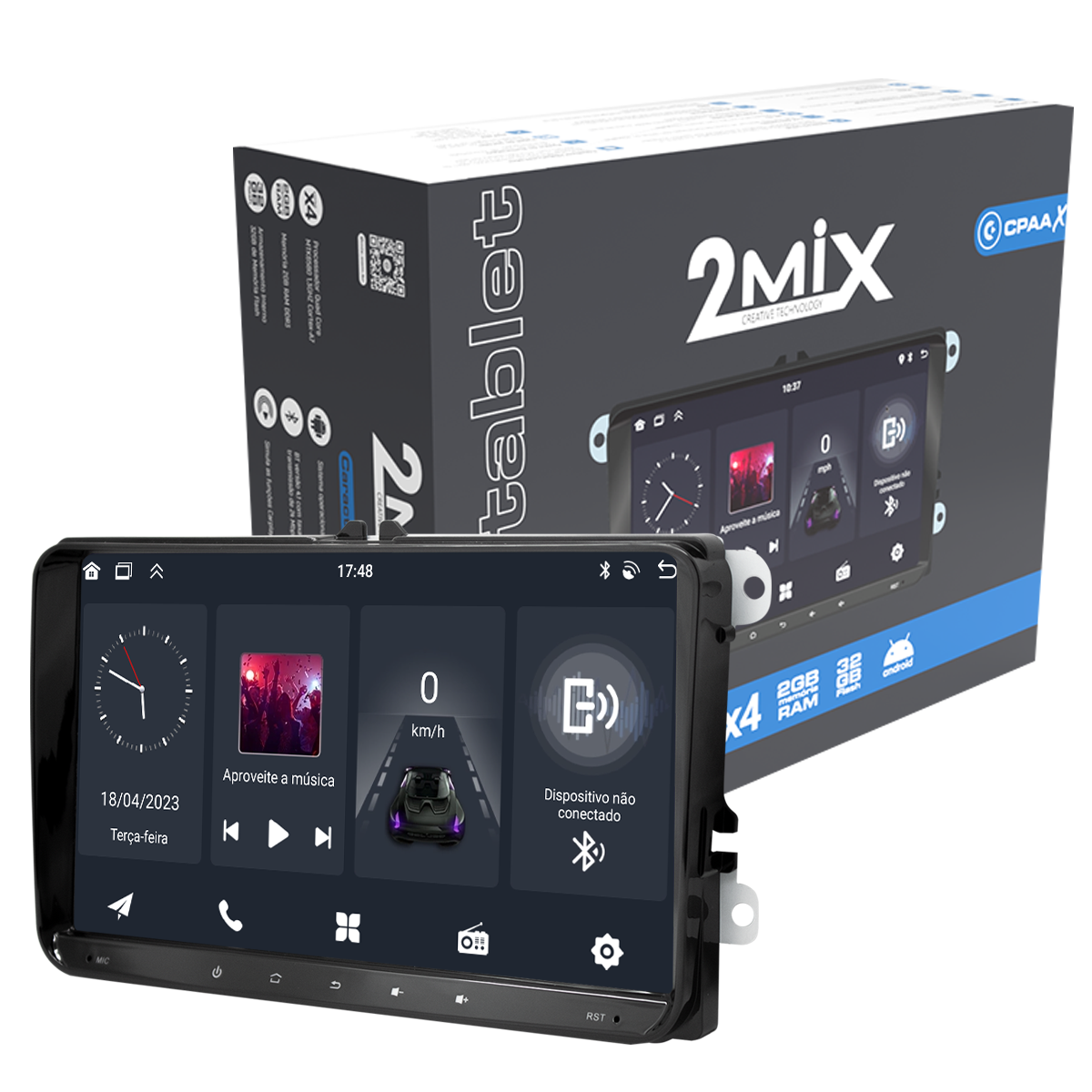 CENTRAL MULTIMIDIA 2MIX ANDROID VW UNIVERSAL CPAA X - 2 MiX